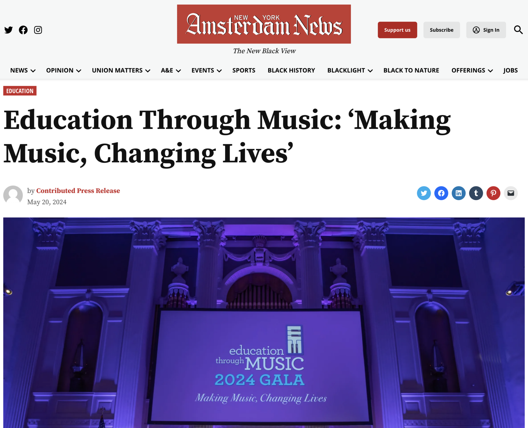 Home - Education Through Music